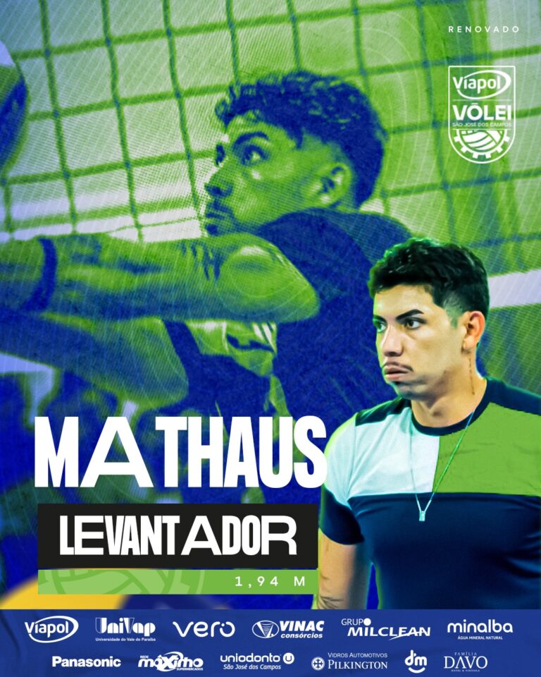Viapol Vôlei São José anuncia chegada de jovem levantador Mathaus ...